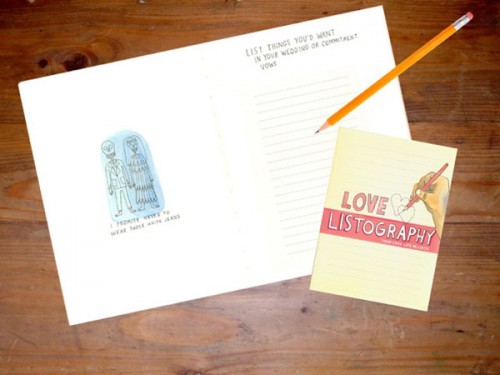 Listography, libros para tus listas | Depto51 Blog